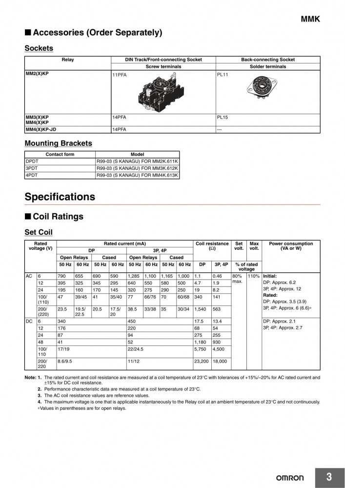 OMRON MM relay document page 3