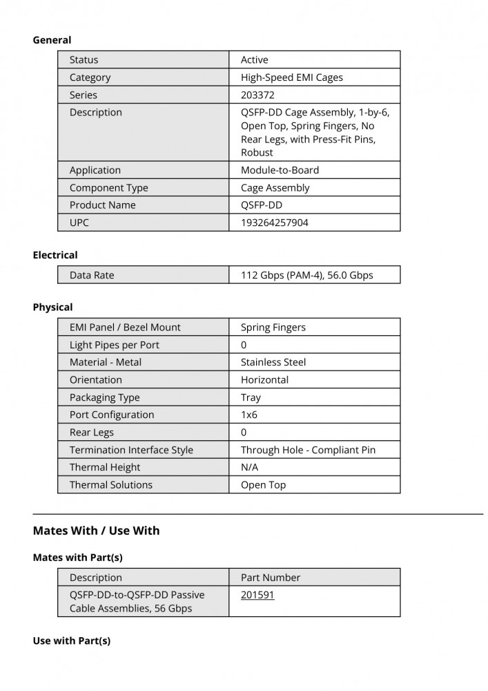 MOLEX 2033723253 product document image, page 2