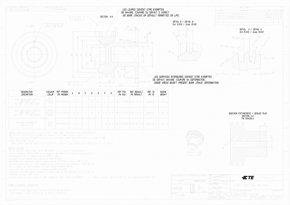 TE Connectivity 1544316-2 engineering drawing page