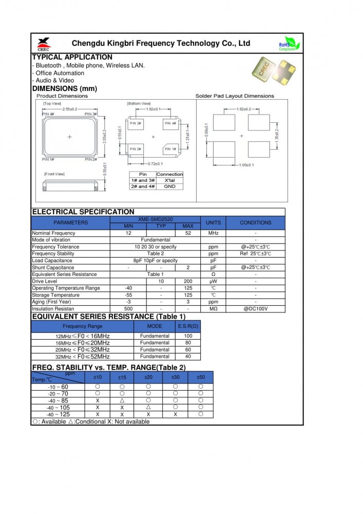 CREC 01.X.ME.109HJVF0026000000 technical document page 1