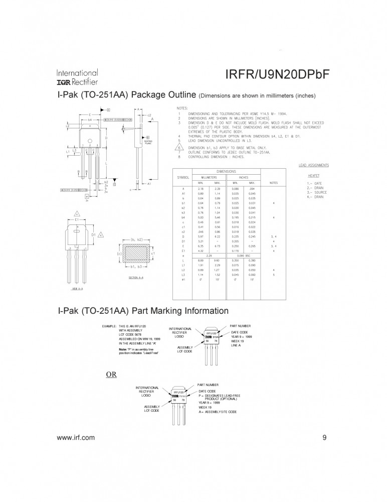 IRFR9N20DPBF datasheet page 9