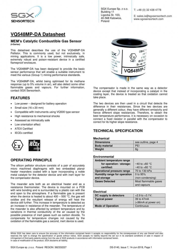 VQ548MP-DA datasheet page 1