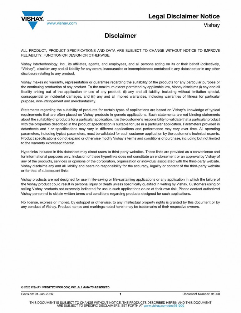 Vishay V12P10 datasheet page 5