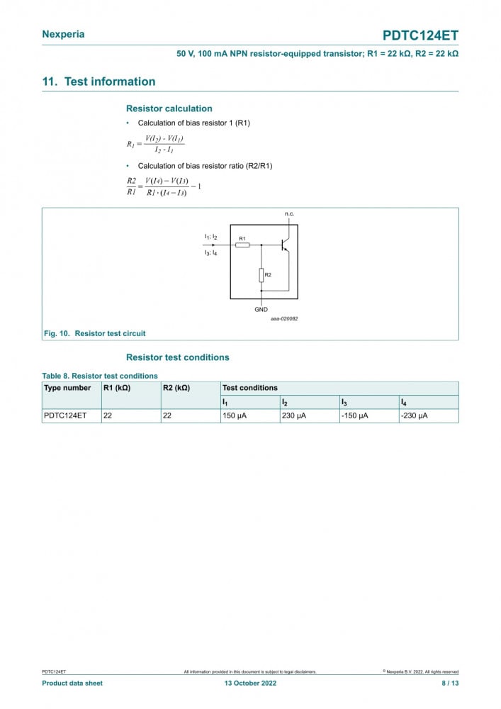 PDTC124ET,215 datasheet page 8