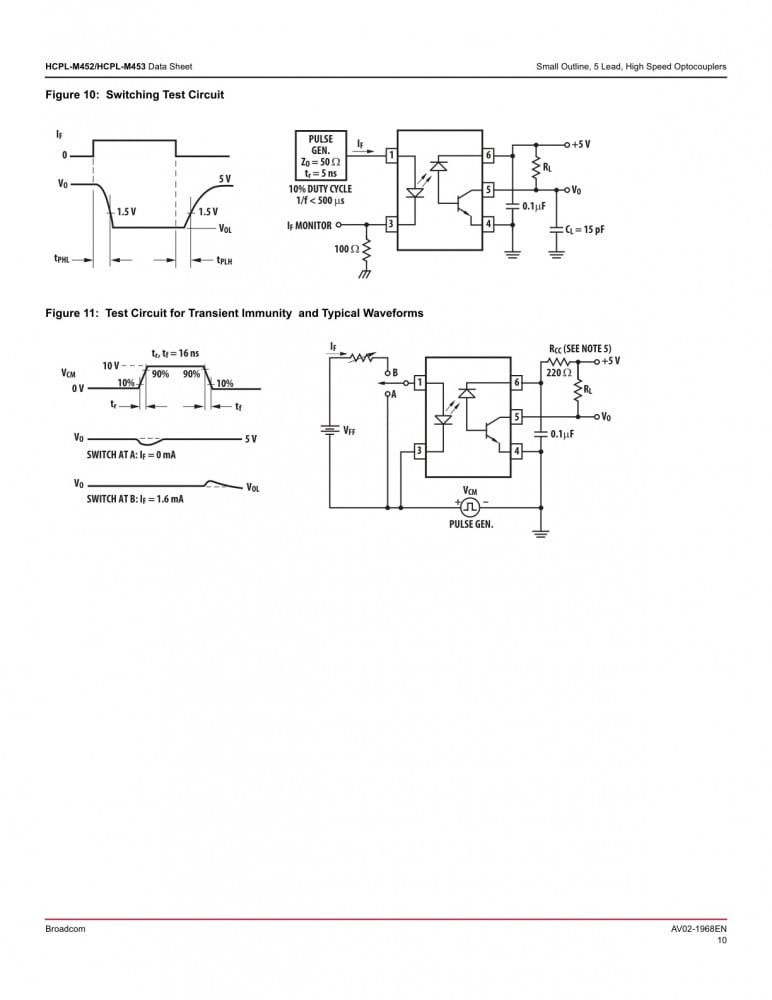 HCPL-M453-500E datasheet page 10