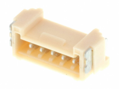 Micro-Lock 1.25mm Pitch Single-Row Vertical Header, Beige, 9 Circuits