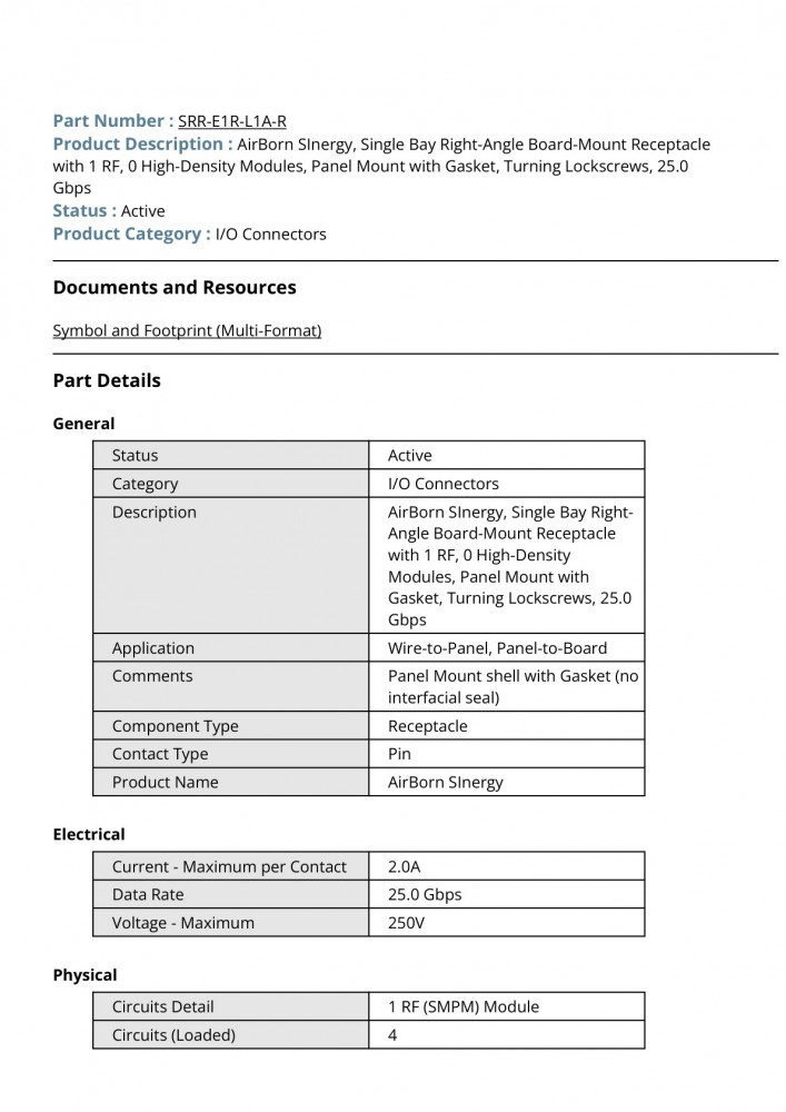 SRR-E1R-L1A-R technical document image, page 1
