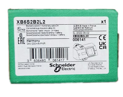 Schneider XB5S2B2L2 Pushbutton Switch for sale