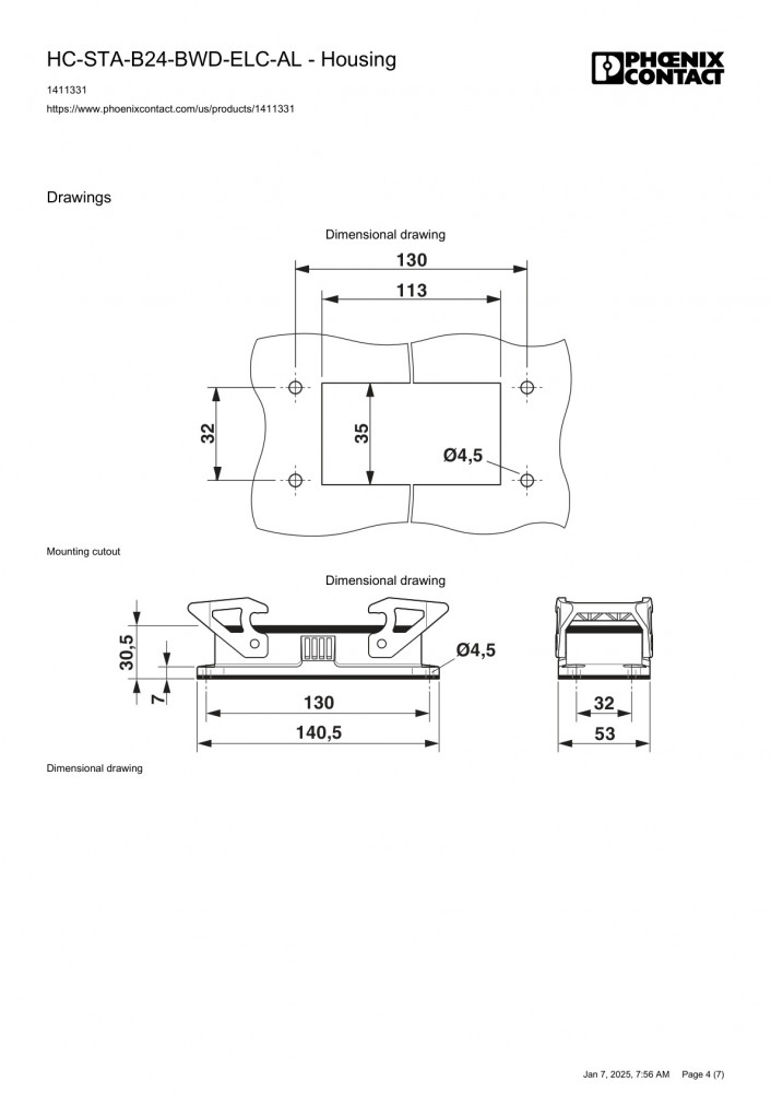 Phoenix Contact 1411331 technical document page 4