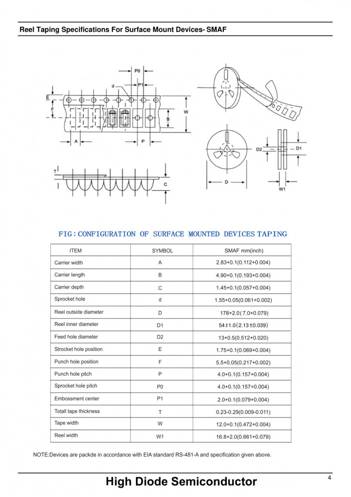 High Diode M7F datasheet page 4