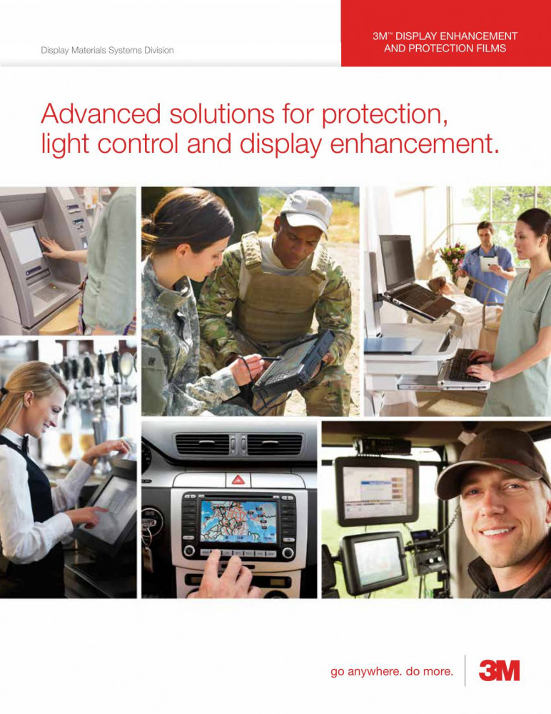 3M display enhancement film documentation page 1