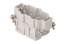 Heavy-Duty Spring Terminal Insert, Male, 5-Pole, 16A, Numbered 1-10, Silver (Ag) Plated Contacts, Size 10B «57x27» for sale