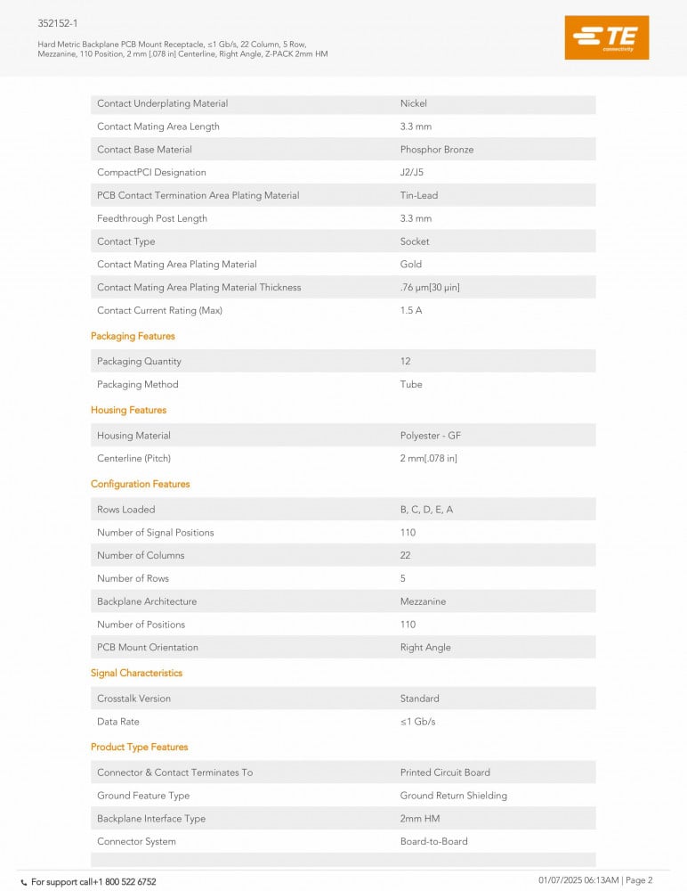 352152-1 technical document page 2
