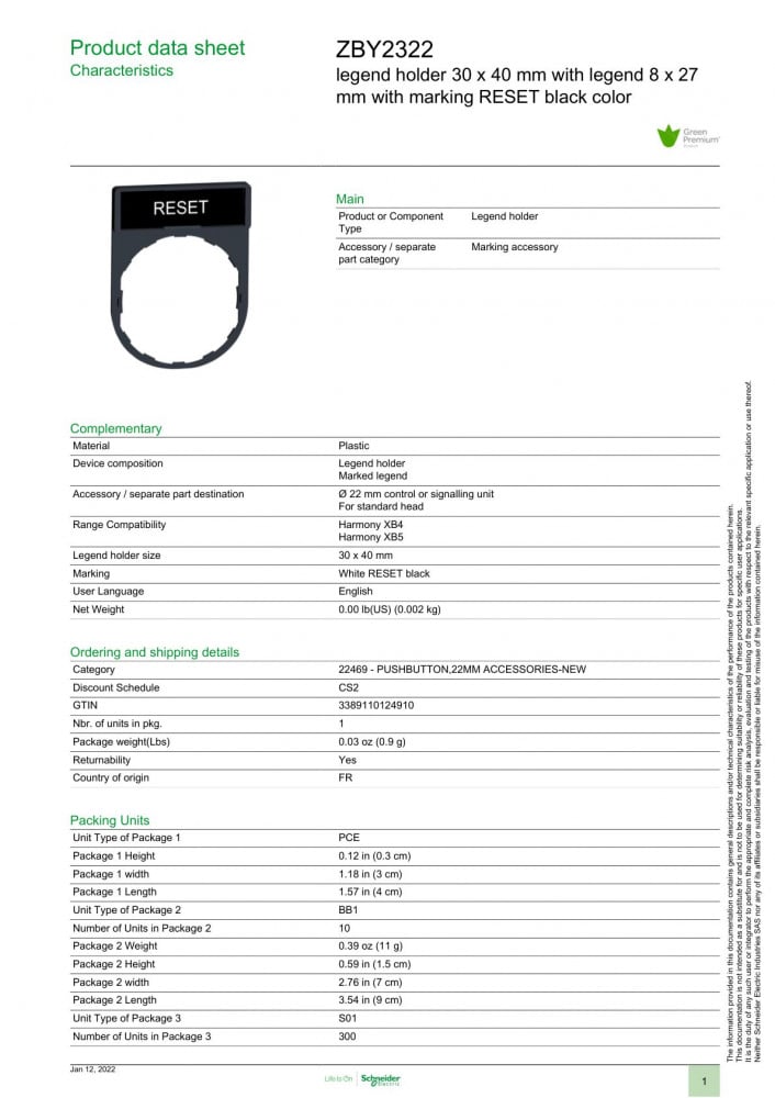 ZBY2322 technical document page 1