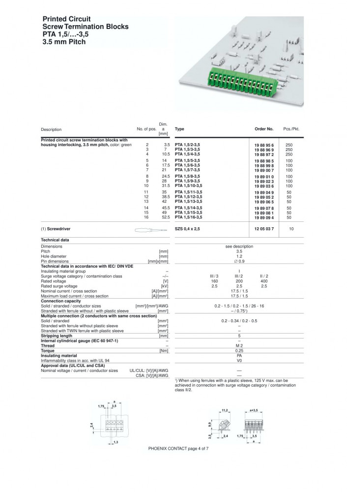 Phoenix Contact 1984662 technical document page 4