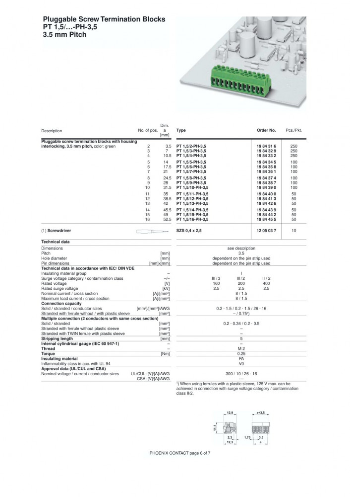 Phoenix Contact 1984662 technical document page 6