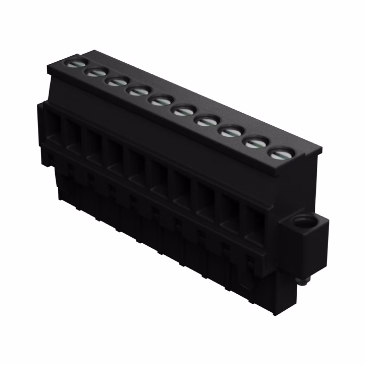 5.00mm Pitch Eurostyle Vertical Plug, with Retention Screws, Front Wire Entry, 10 Circuits for sale