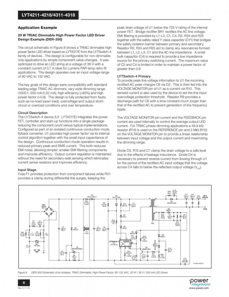 LYT4315E technical document page 8