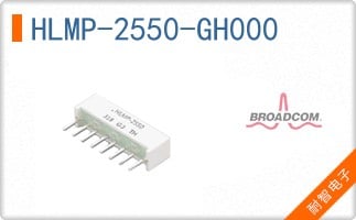 Broadcom HLMP-2655-FG000 Circuit Board Indicator