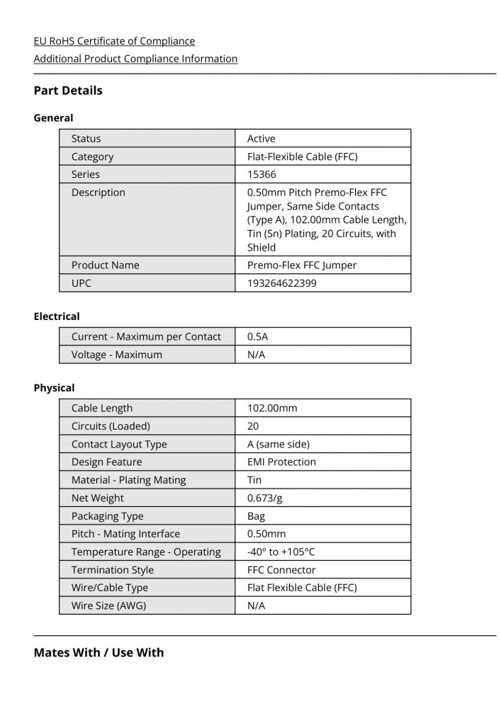 Product document image, page 2