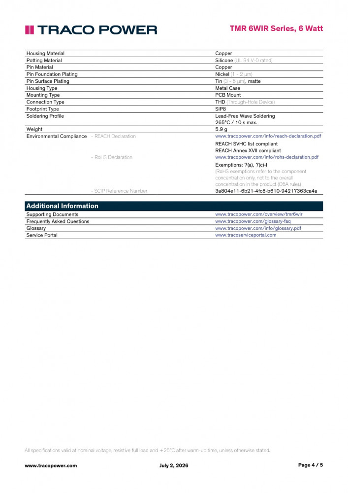 TMR 6-7219WIR technical document page 4