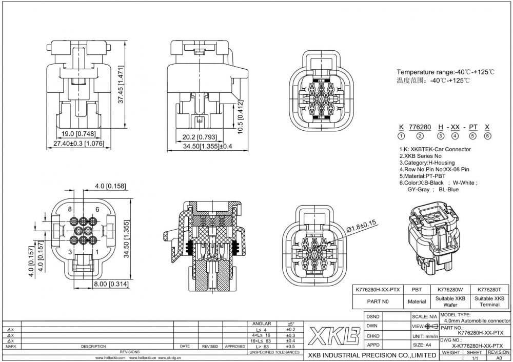 K776280H-35-PTB technical document page 1