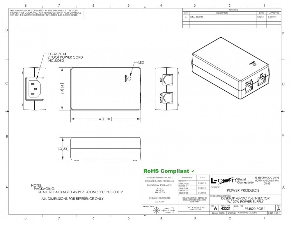 PS4820-POE-1 technical document preview