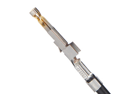 Pre-Crimped Lead Mini-Lock Female-to-Mini-Lock Female, Tin (Sn) Plating,  300.00mm Length, 22 AWG, Black
