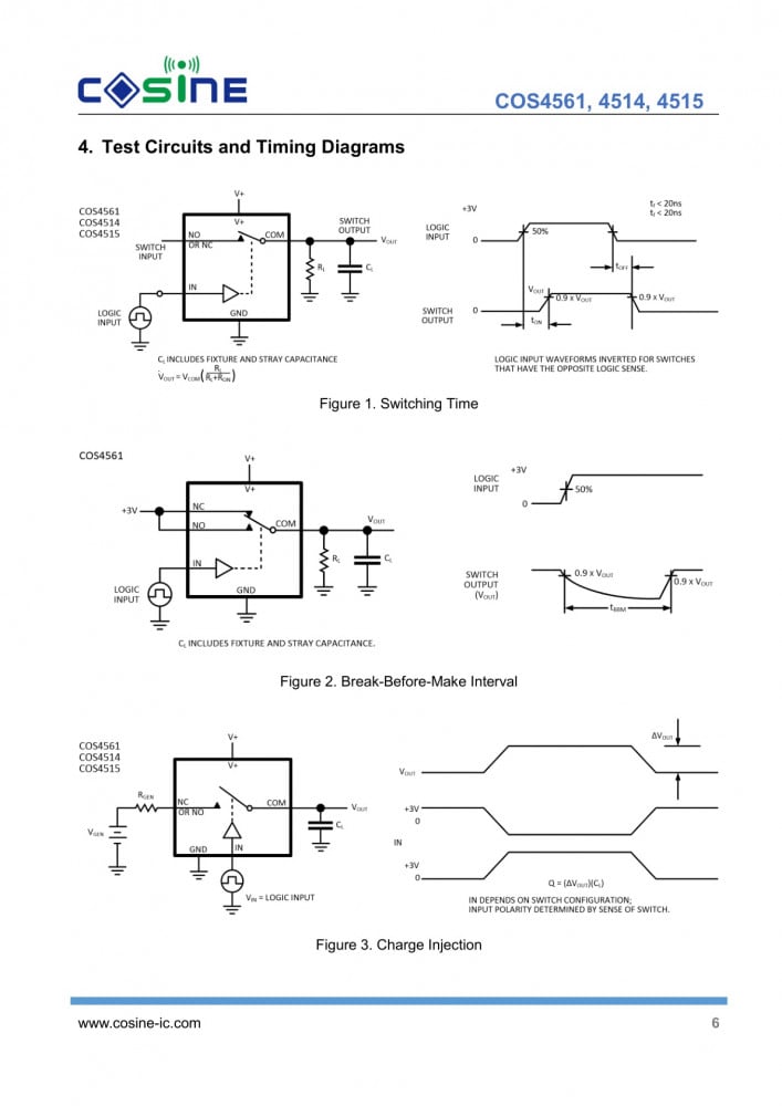COS4561 datasheet page 6