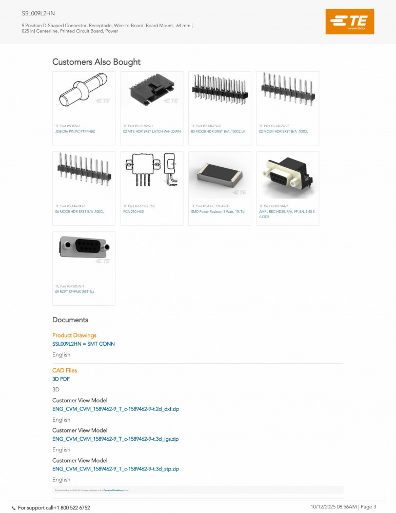 SSL009L2HN technical document page 3