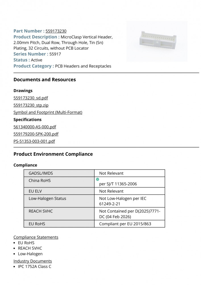 559173230 technical document image, page 1