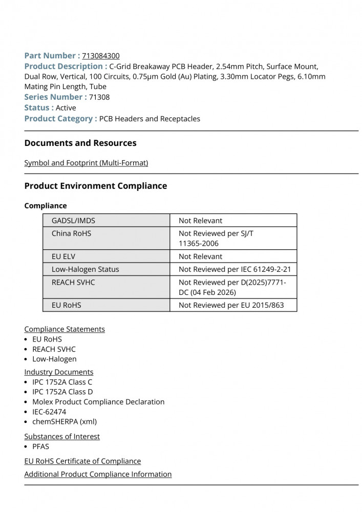713084300 technical document page 1