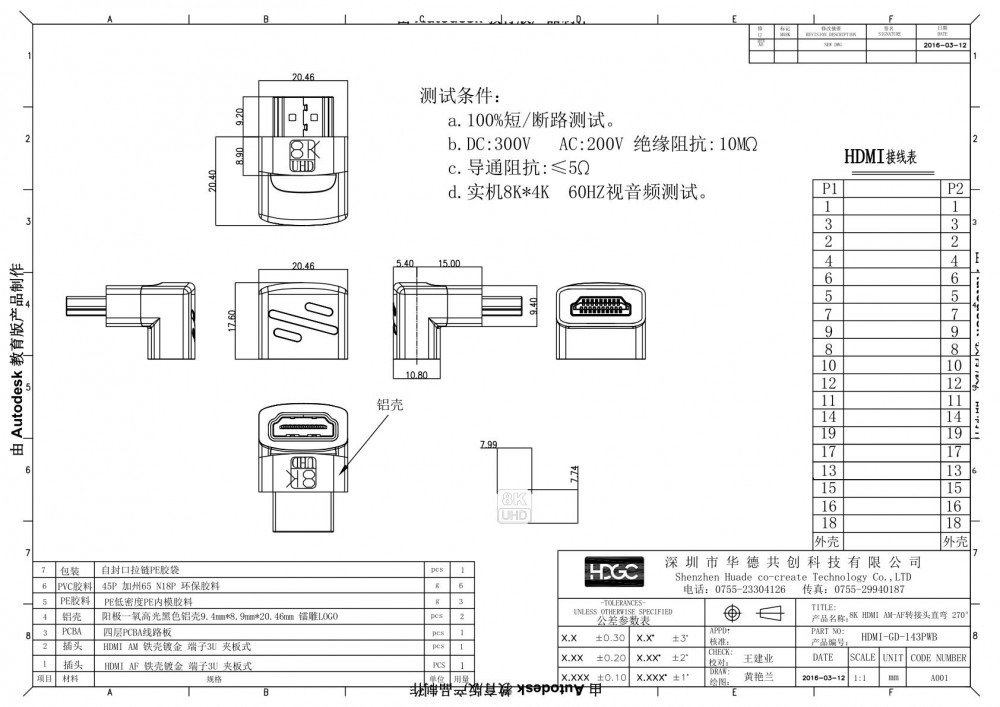 HDMI-GD-143PWB technical document preview