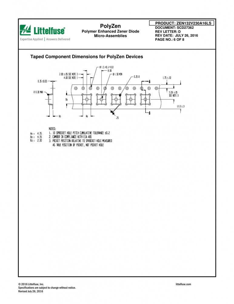 ZEN132V230A16LS datasheet page 6