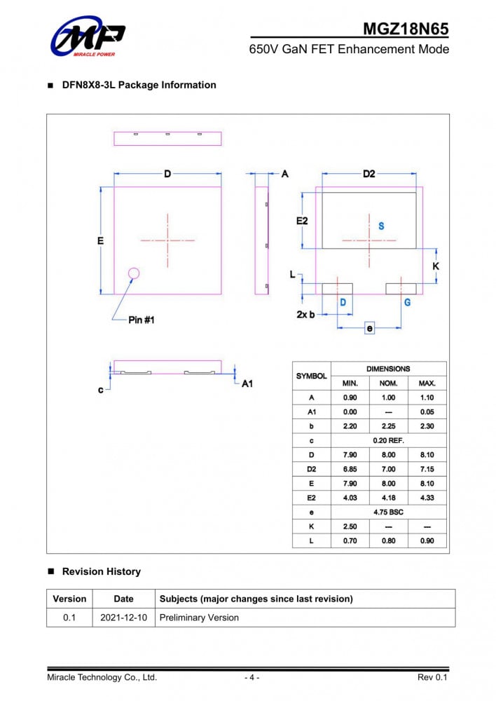 MGZ18N65 datasheet page 4
