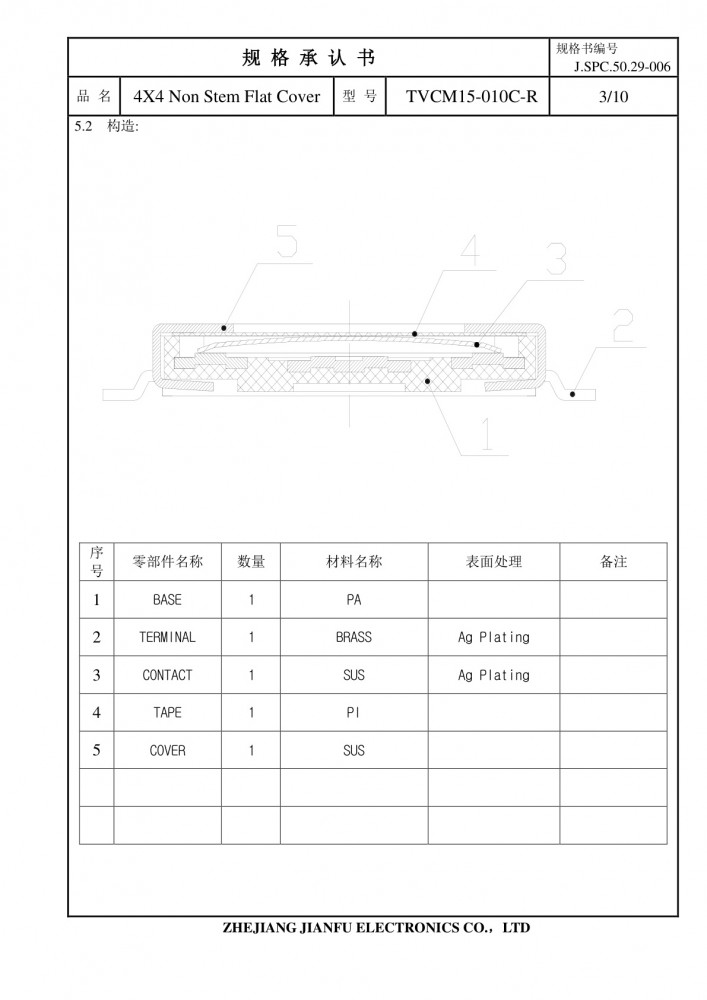 TVCM15-010C-R specification page 4