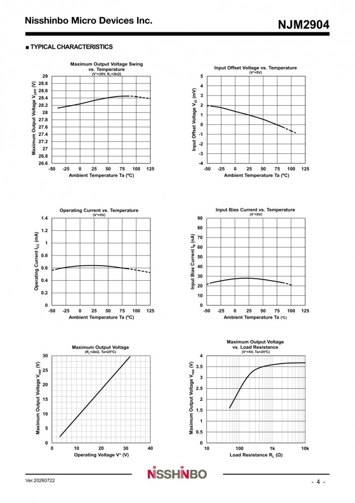 NJM2904 datasheet page 4