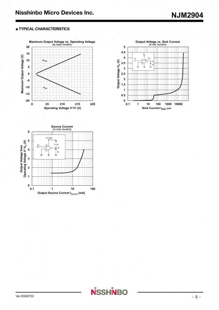 NJM2904 datasheet page 5