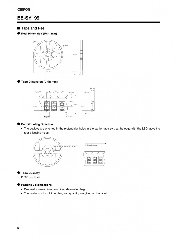 EE-SY199 datasheet page 3