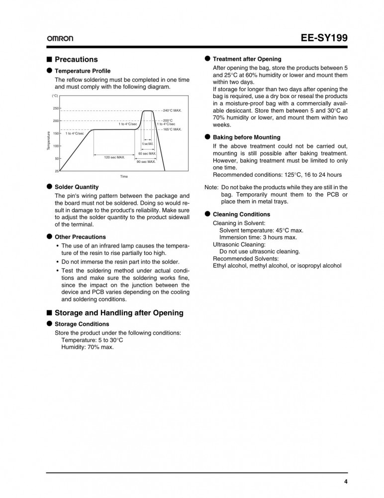 EE-SY199 datasheet page 4