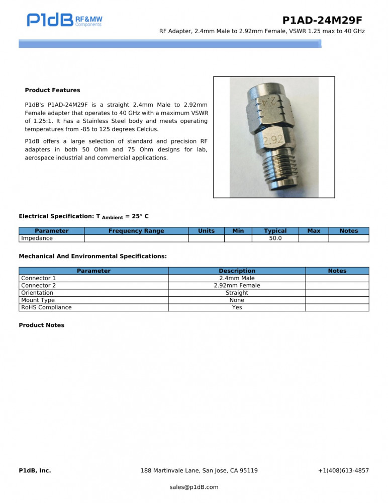 P1AD-24M29F product documentation image