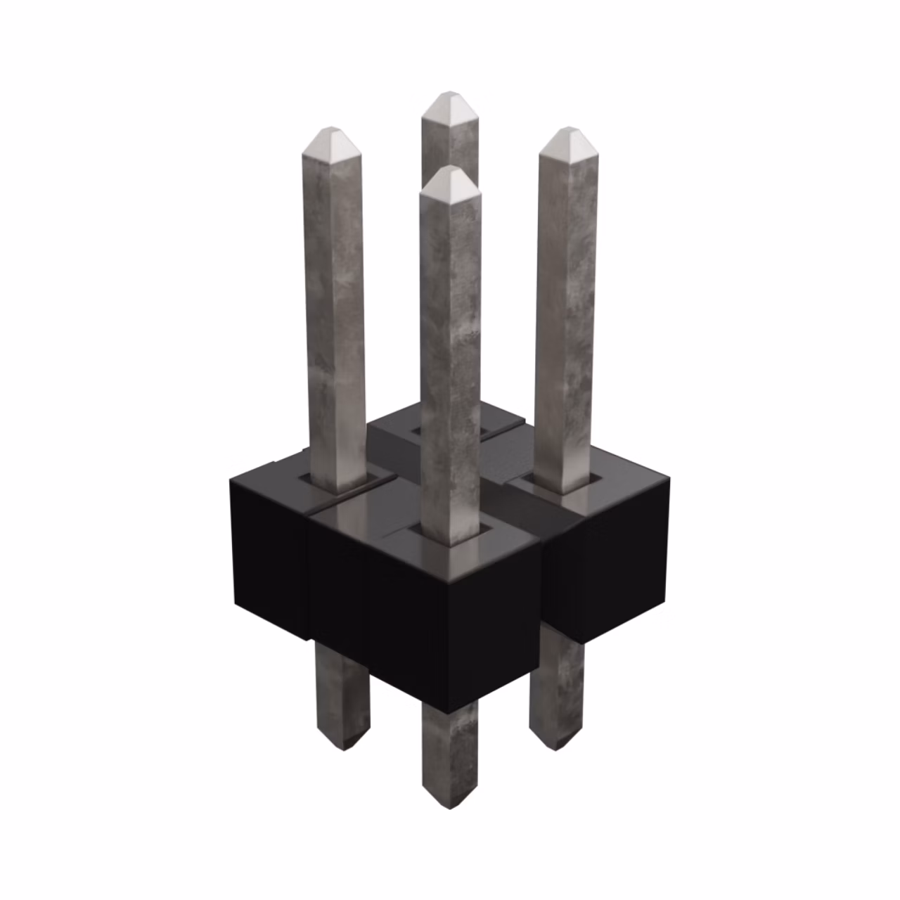 C-Grid Header, 2.54mm Pitch, Through Hole, Dual Row, Vertical, 4 Circuits, 2.54µm Tin (Sn) Plating, Tray Packaging, Lead-Free for sale