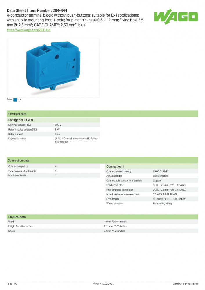 264-344 technical document page 1