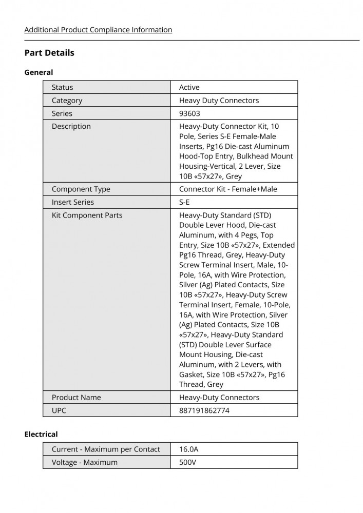 MOLEX 936030051 technical document, page 2