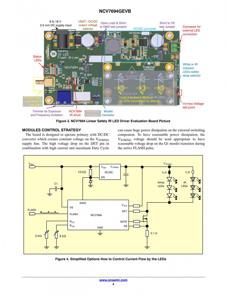 NCV7694GEVB manual page 4