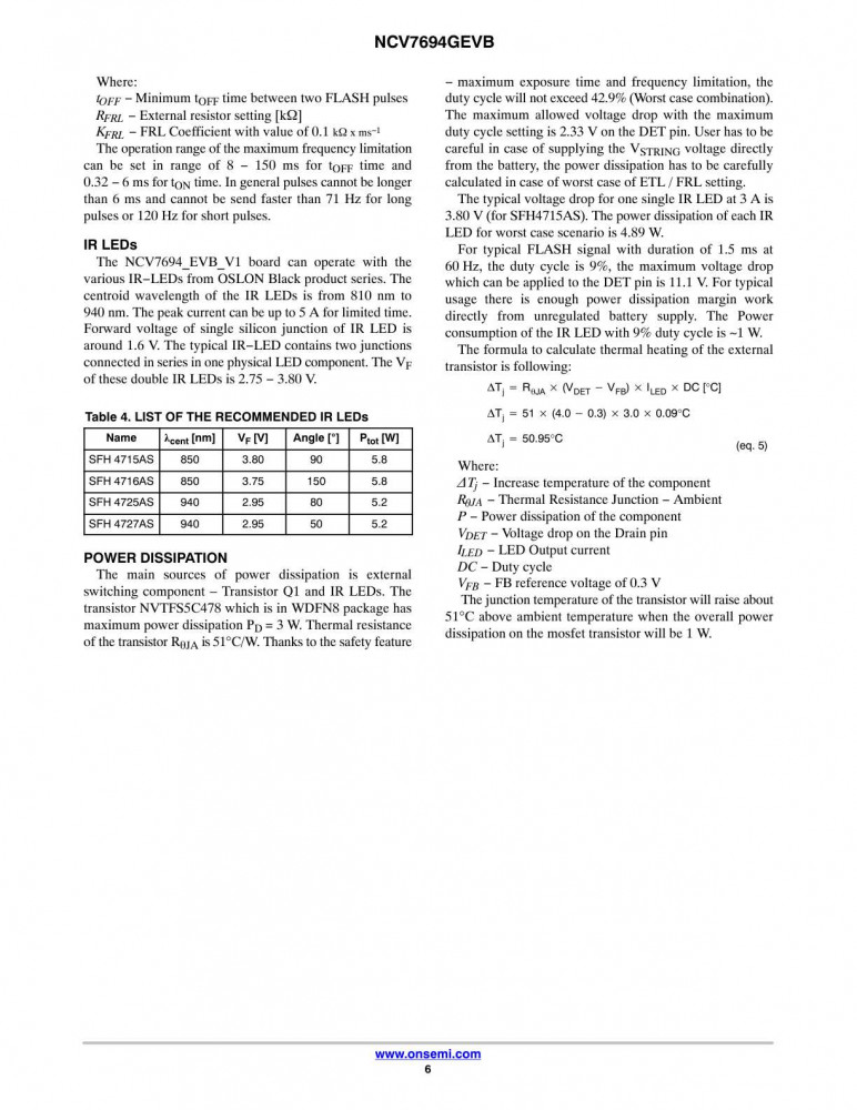 NCV7694GEVB manual page 6