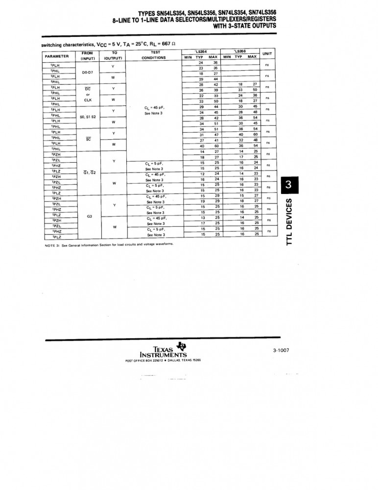 54LS356J datasheet page 8
