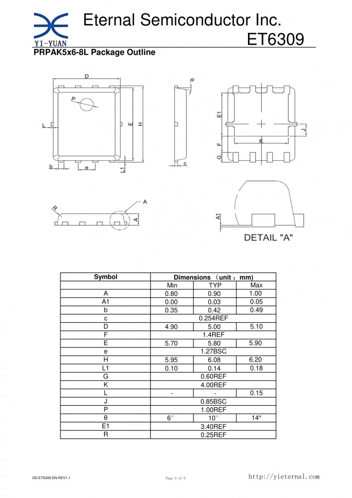 ET6309 datasheet page 5
