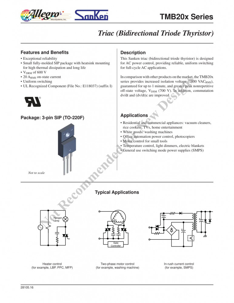 TMB206S-L datasheet page 1