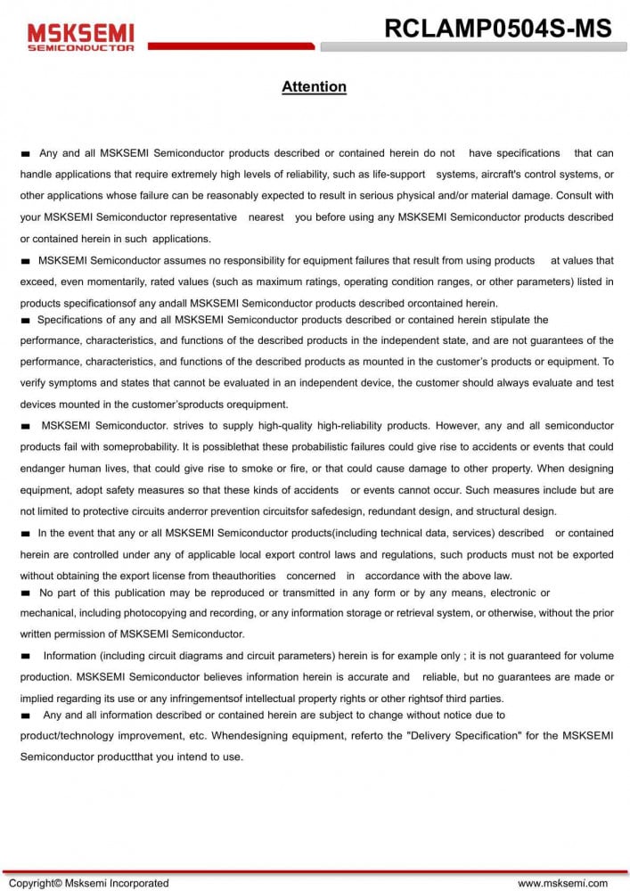 RCLAMP0504S-MS datasheet page 6